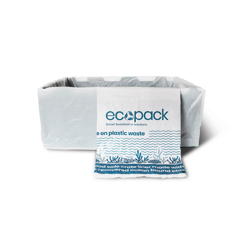 Ecopack Recycled Plastic Crate Liners (1 Pack/100 Bags) | Ecobags NZ