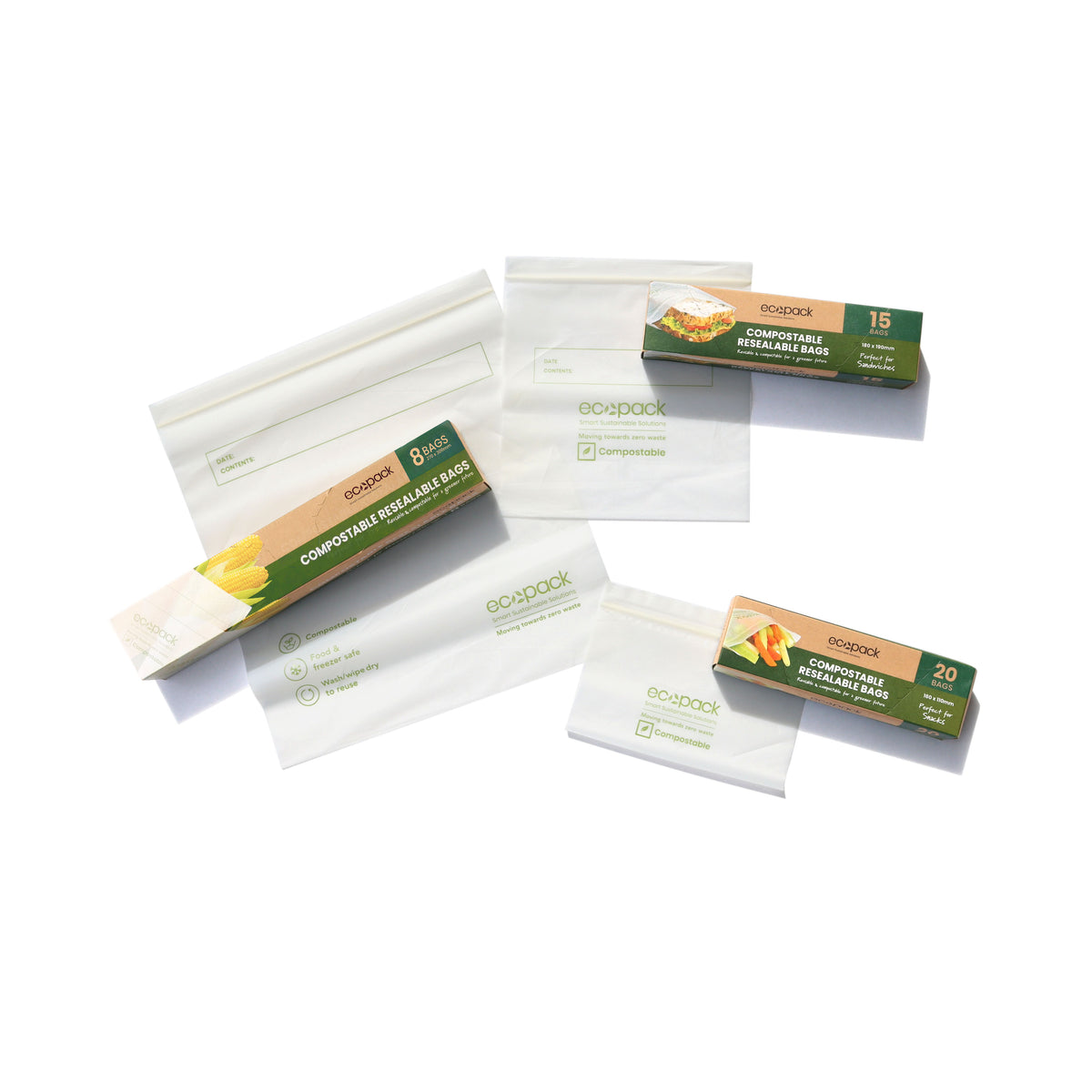 Eco-set-07 Resealable Set — Ecobagsnz